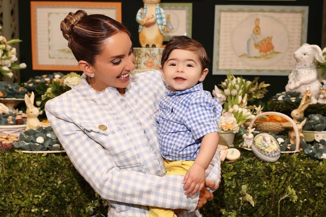 Em clima de Páscoa, Lelê Saddi celebra o 1º ano do filho, Francisco