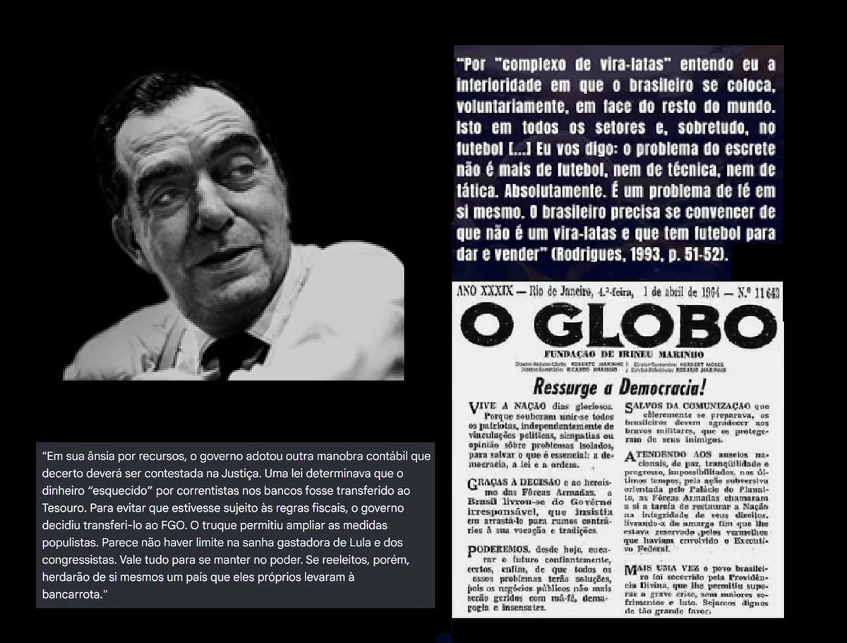 Do texto de Nelson sobre vira-latas ao editorial “pit bull” de O Globo