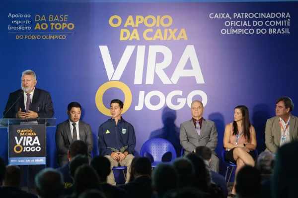 Caixa anuncia novo patrocínio master ao COB por R$ 160 milhões