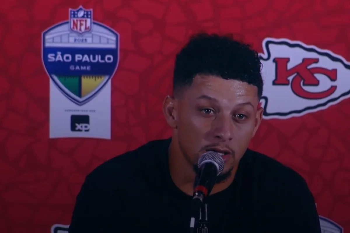 Astro do Chiefs elogia NFL em SP: "Vou lembrar para o resto da vida"