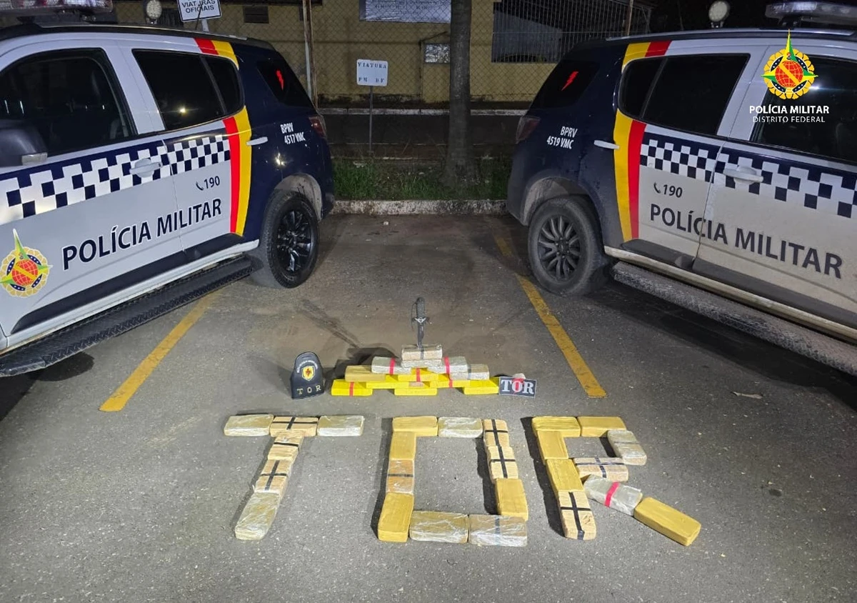 Homem é preso no DF com 30 tabletes de crack e seis de cocaína