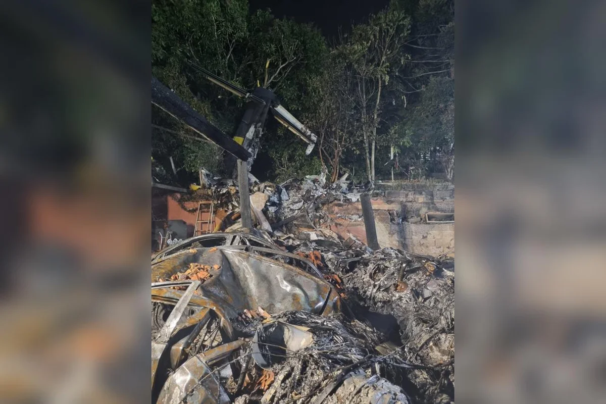 Fotos inéditas mostram avião da VoePass após acidente que matou 62