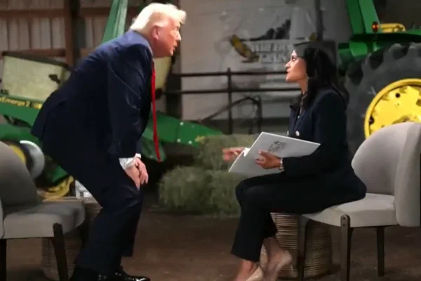 Trump abandona entrevista após ser questionado por fraude eleitoral