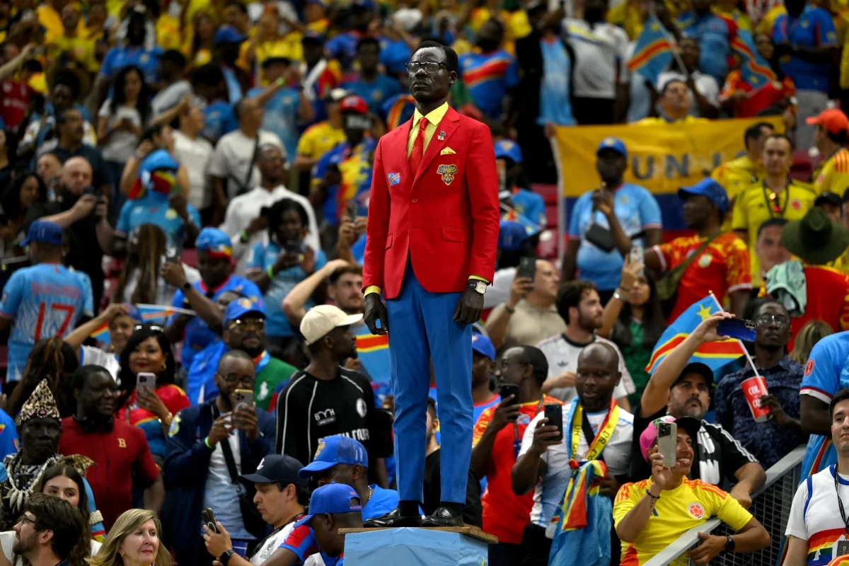 Torcedor símbolo da RD Congo estreia nas arquibancadas da Copa
